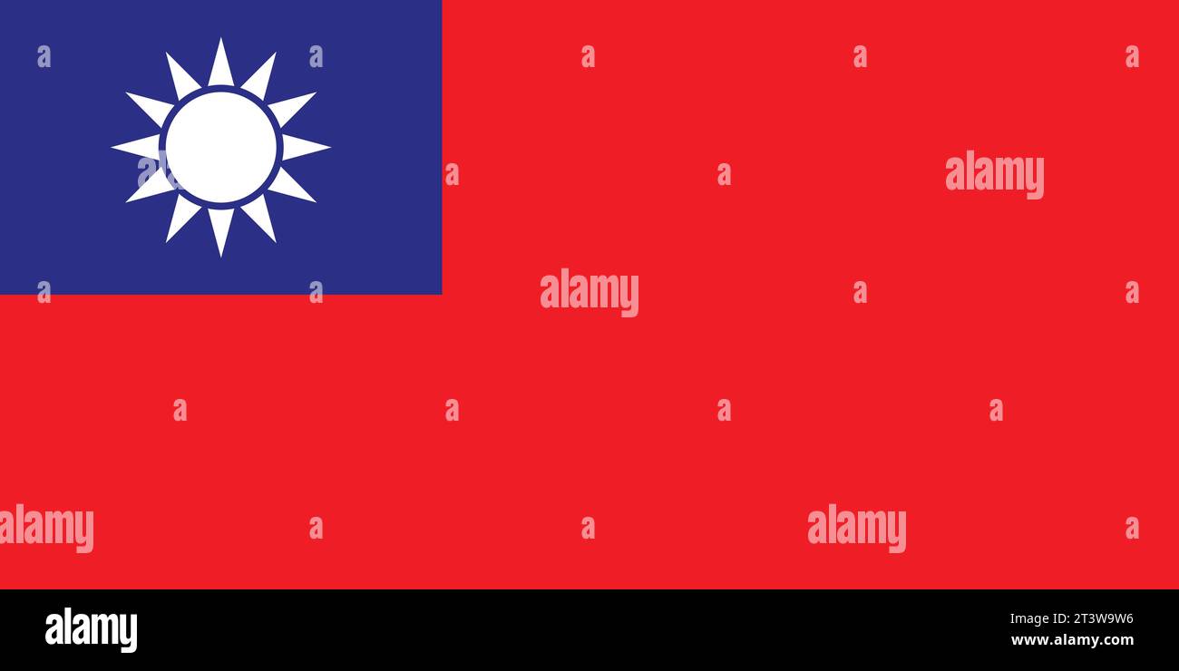 National flag of Taiwan that can be used for celebrating Taiwan ...