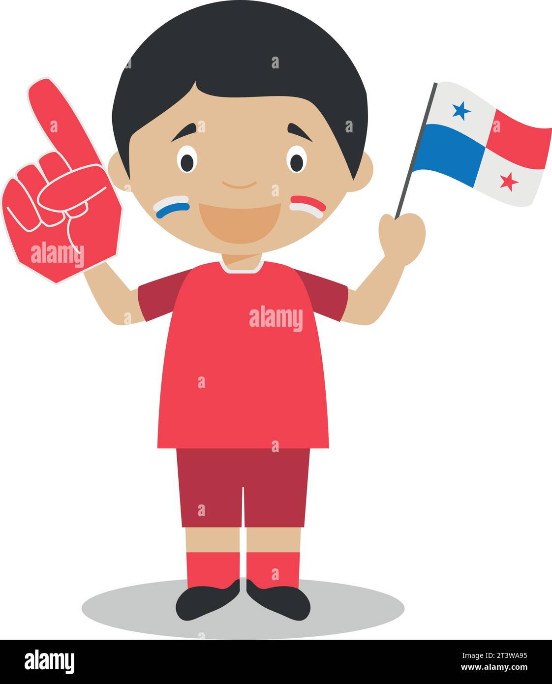 Happy football fan panama hi-res stock photography and images - Alamy