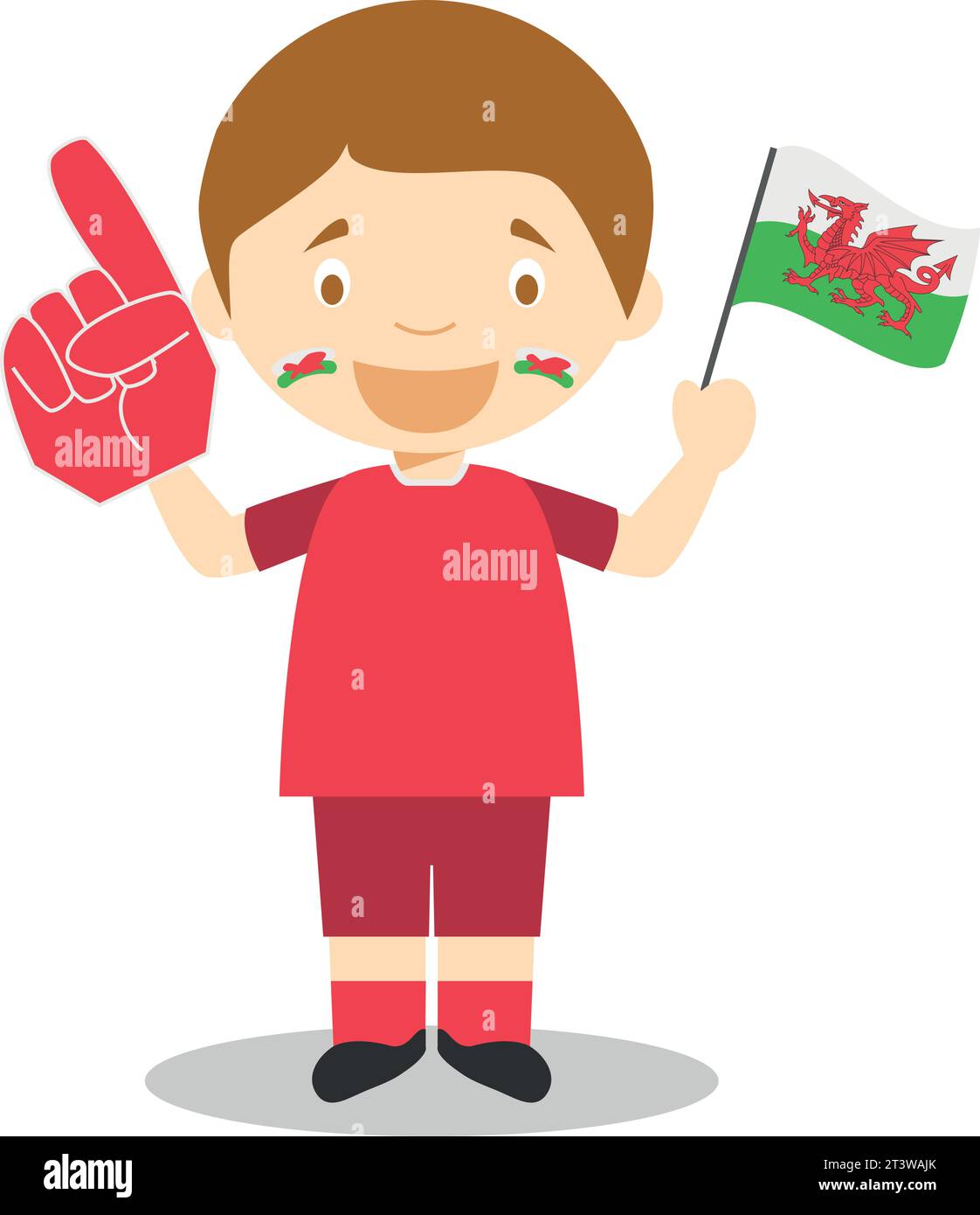 Welsh fan Stock Vector Images - Alamy
