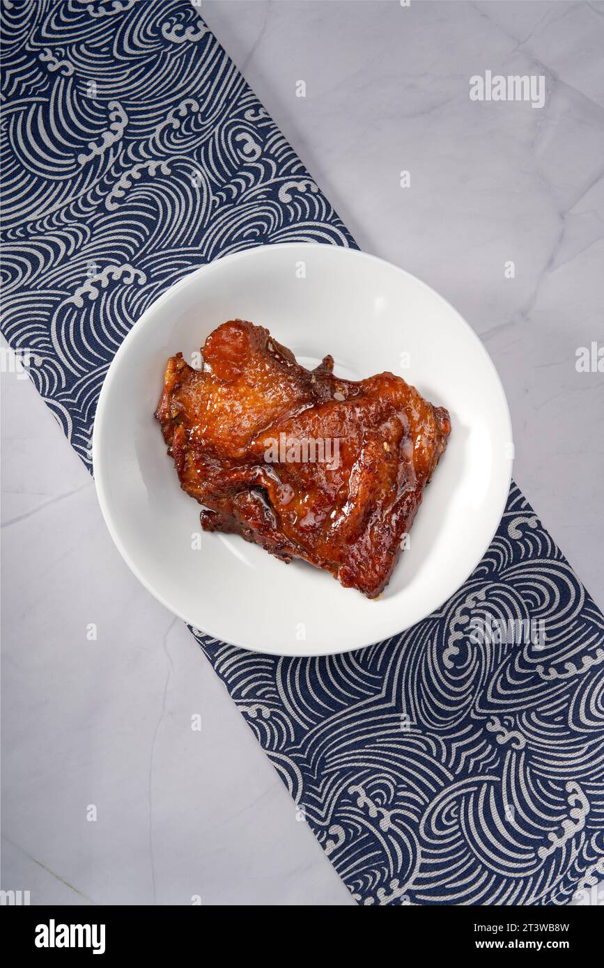 Delicious and tempting grilled chicken steak and grilled chicken legs ...