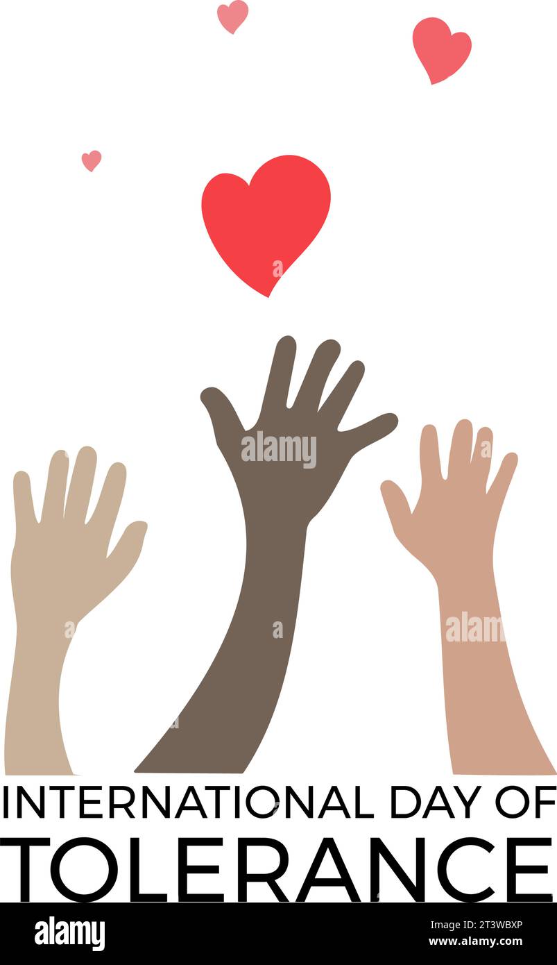 design for celebrating international day of tolerance in vector Stock ...