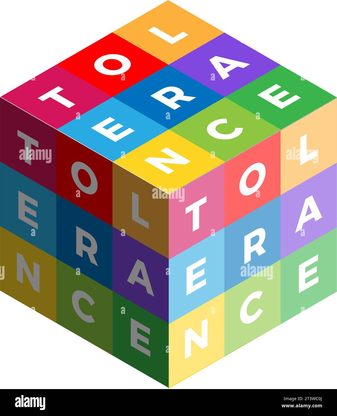 design for celebrating international day of tolerance in vector Stock ...