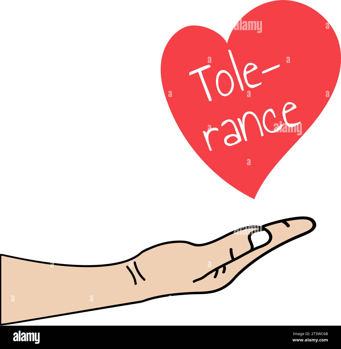 design for celebrating international day of tolerance in vector Stock ...