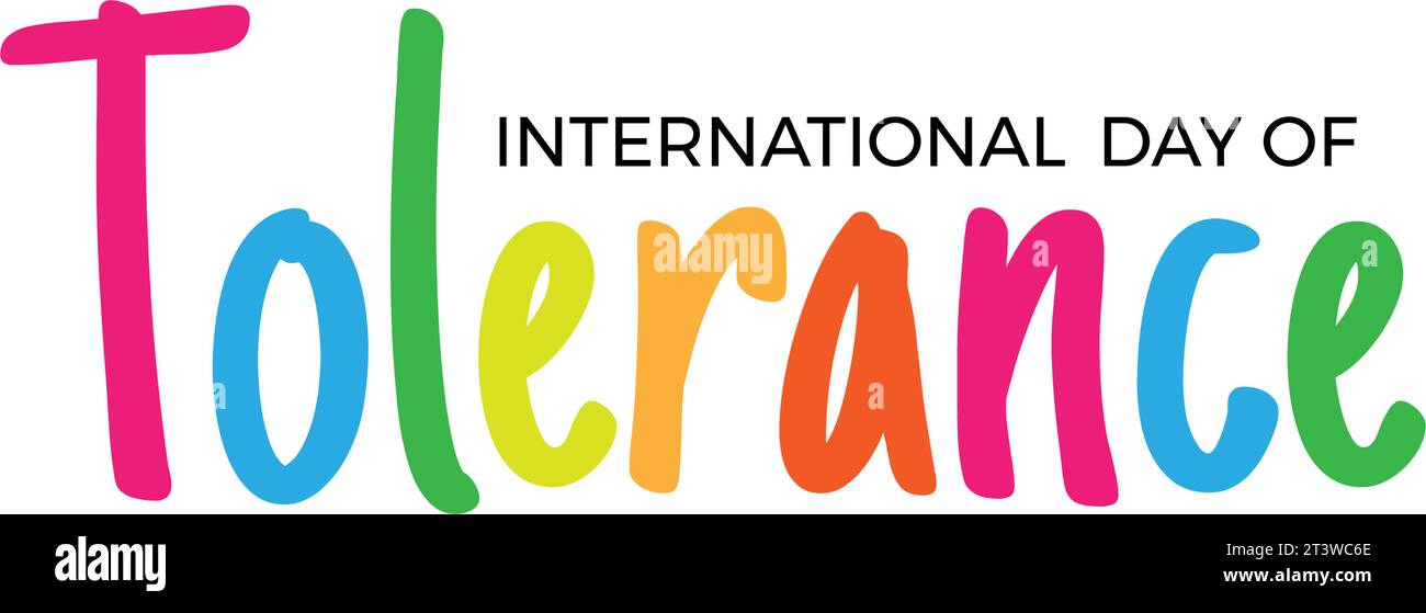 design for celebrating international day of tolerance in vector Stock ...