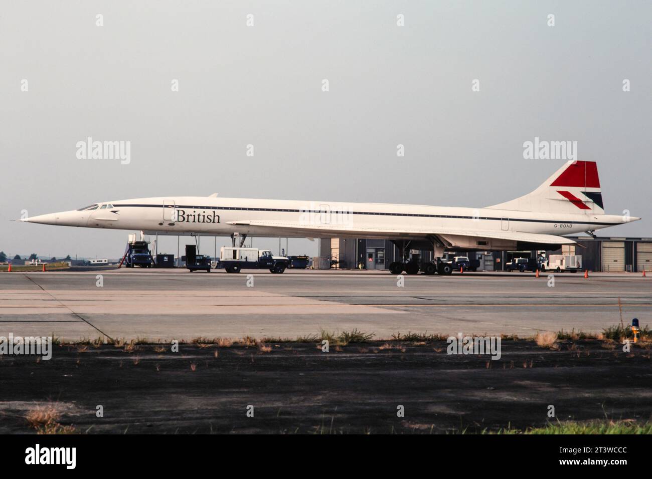 BAC/Aerospatiale Concorde, G-BOAD, of British Airways, at London ...