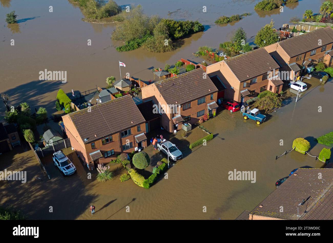 File photo dated 22/10/23 of flooding in Retford in Nottinghamshire ...