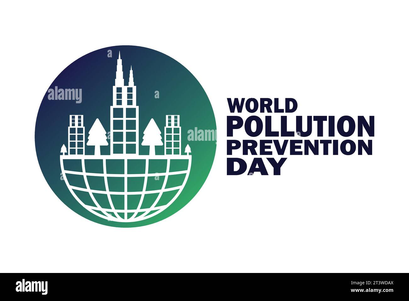 World Pollution Prevention Day. Vector illustration. Design element for ...