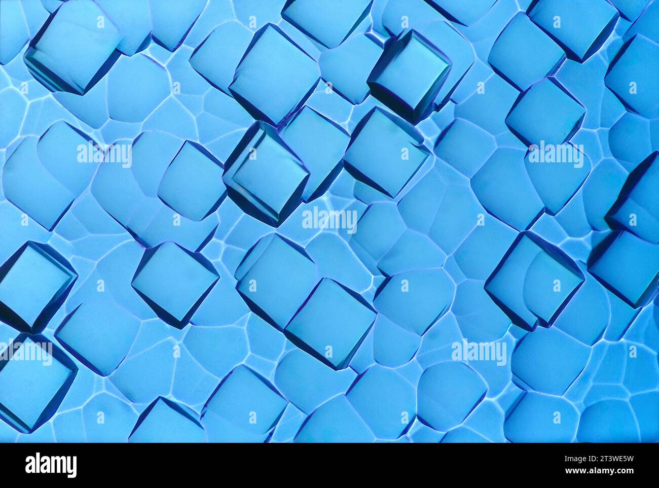 Silicon Crystals at 200X magnification Stock Photo - Alamy