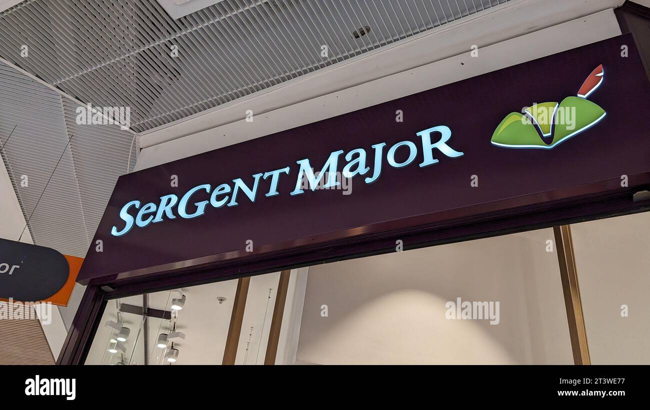 Bordeaux , France - 10 19 2023 : Sergent major logo brand store sign ...