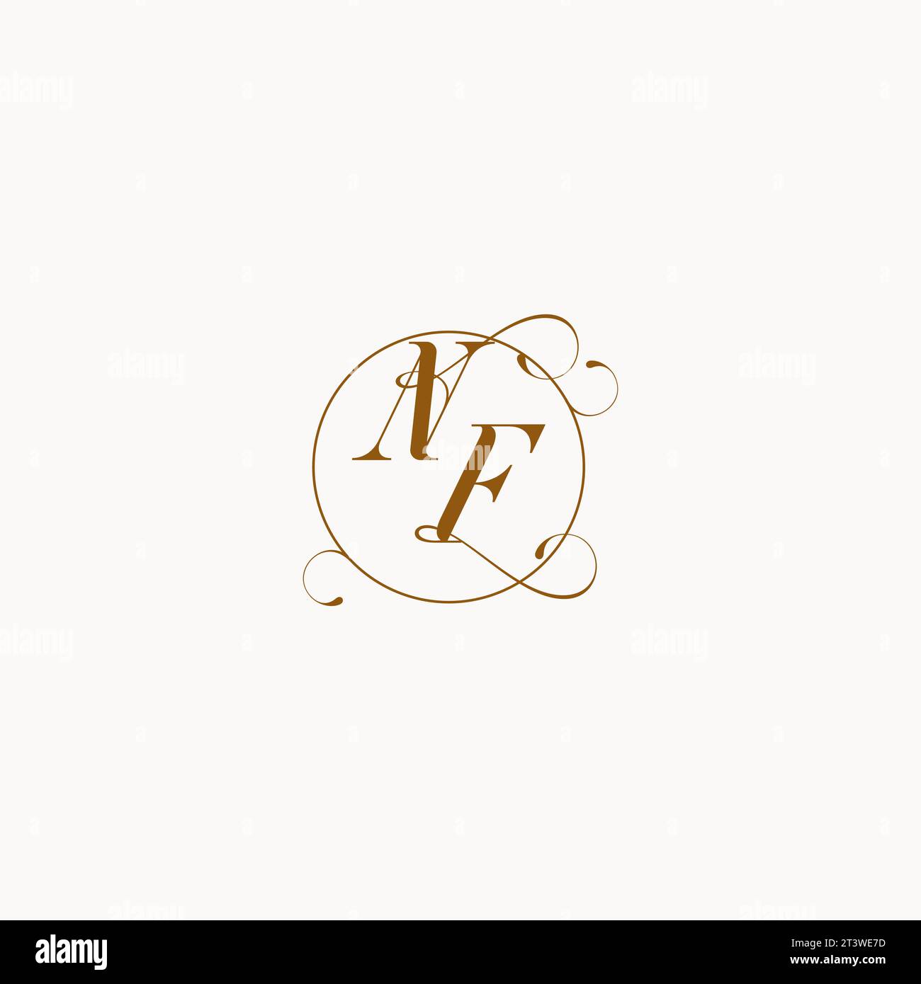 NF uniquely wedding logo symbol of your marriage and you can use it on ...