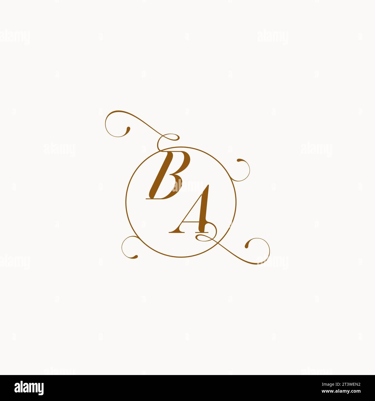 Creative ba logo Stock Vector Images - Alamy