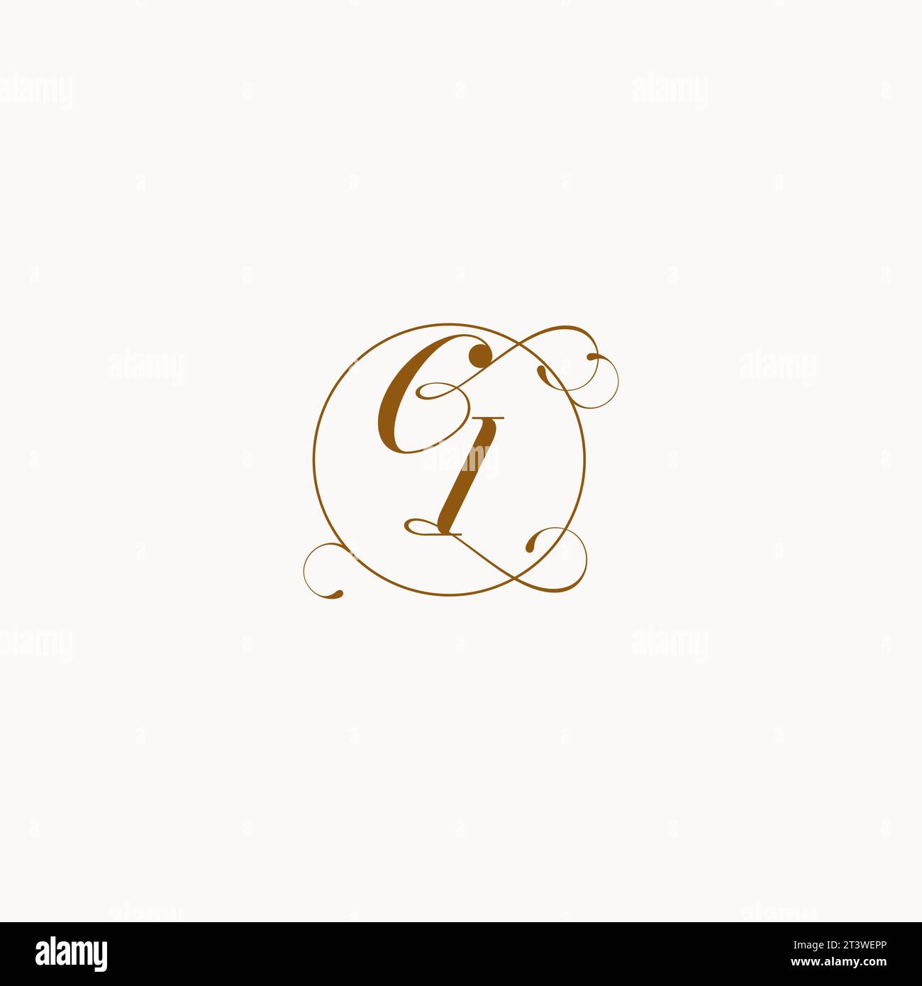 CI uniquely wedding logo symbol of your marriage and you can use it on ...