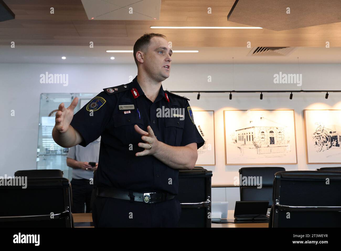 Perth, Australia. 27th Oct, 2023. Northern Territory Acting Chief Fire ...