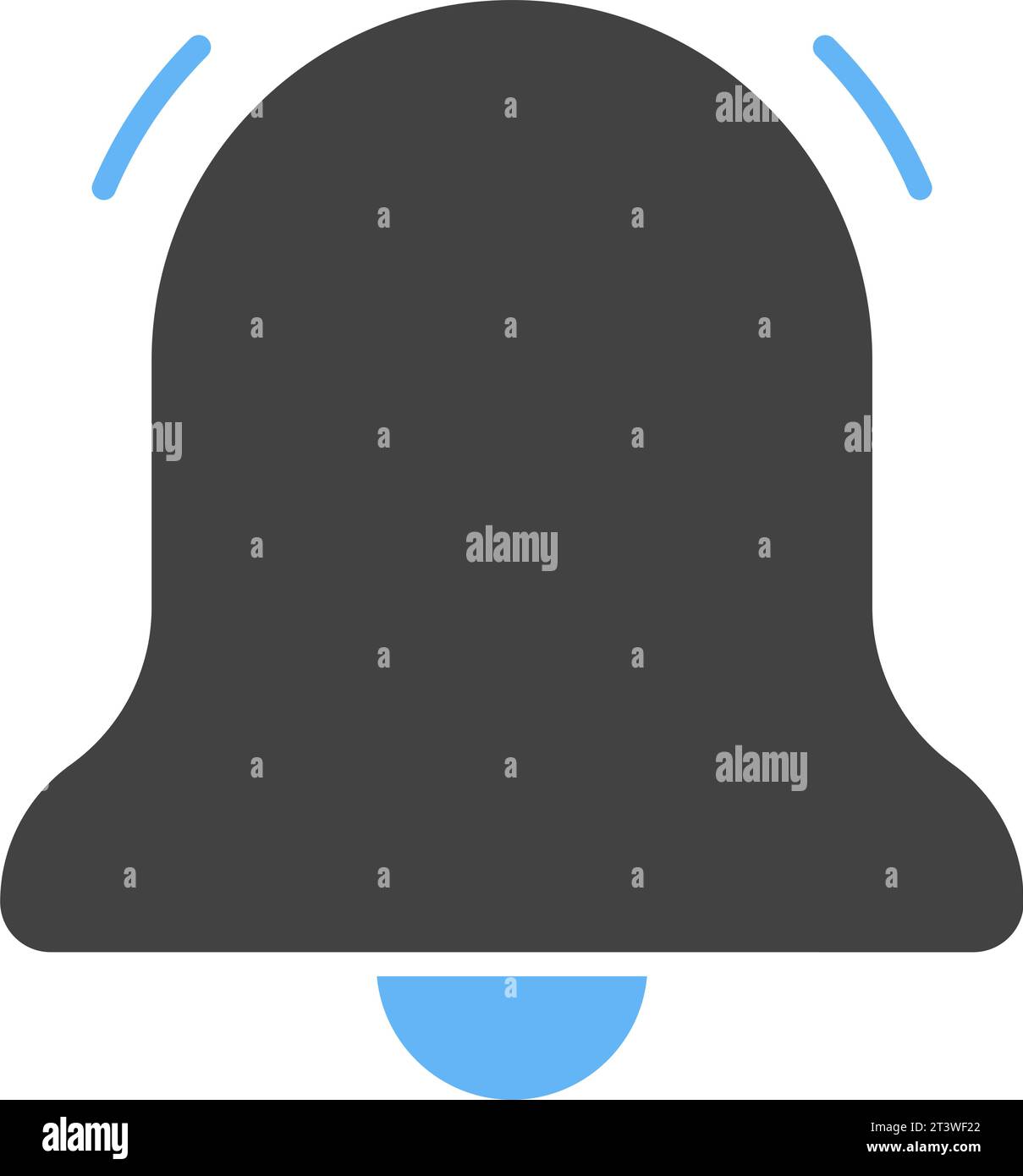 Bell icon vector image Stock Vector Image & Art - Alamy