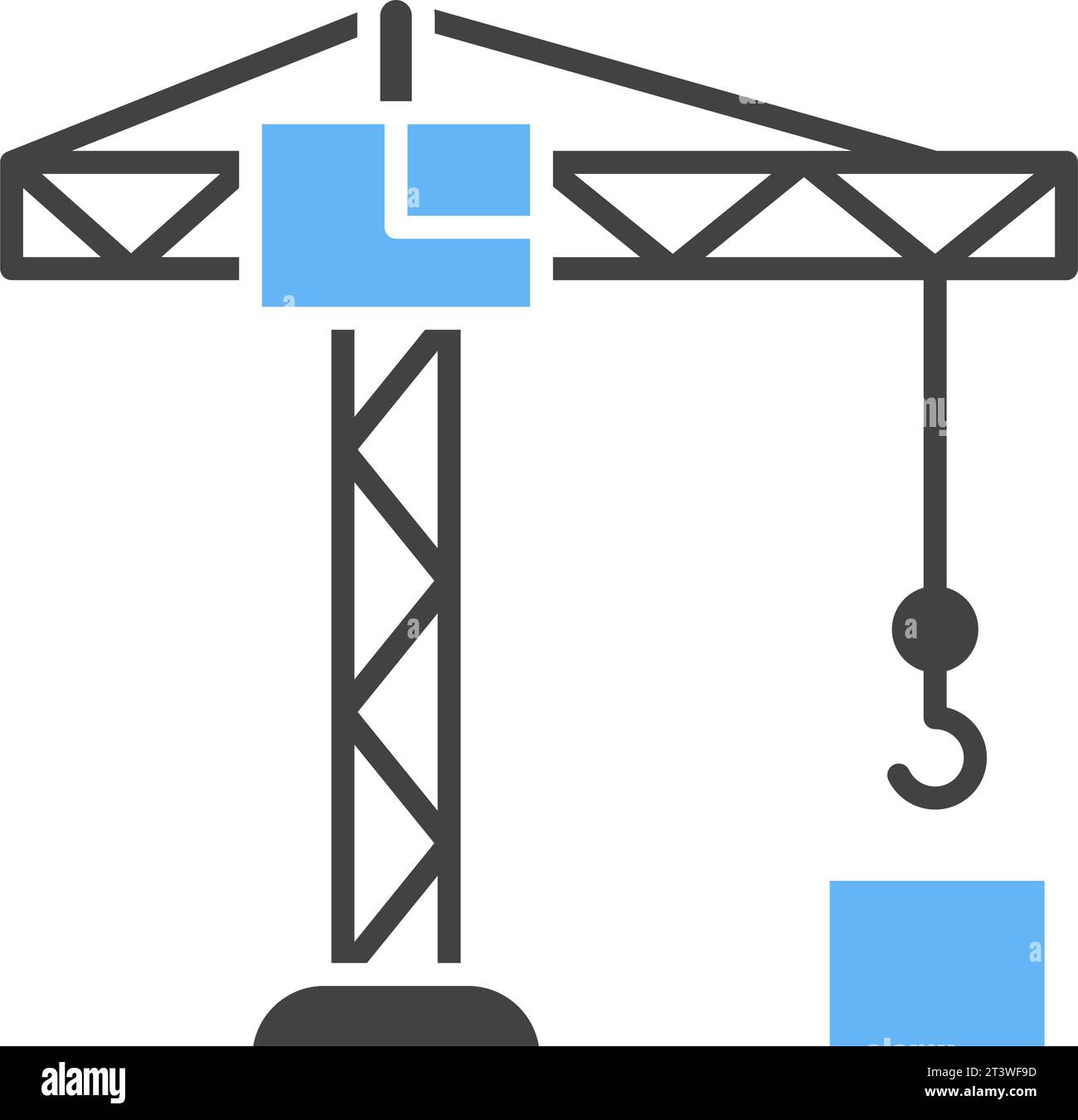 Crane Tower icon vector image Stock Vector Image & Art - Alamy