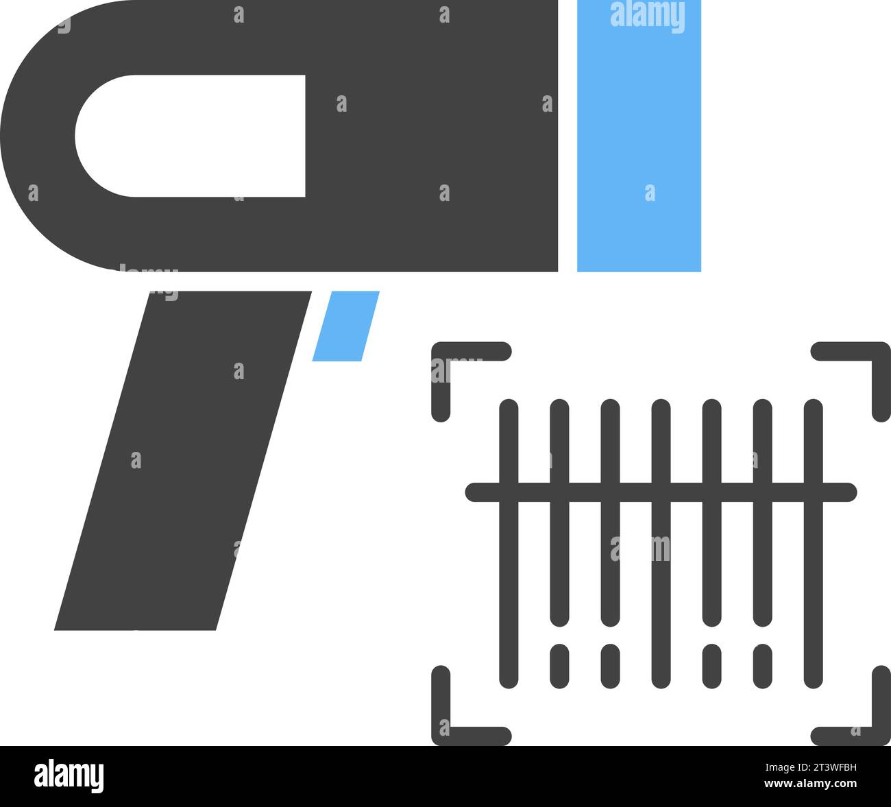 Barcode scanner illustration vector Stock Vector Images - Alamy