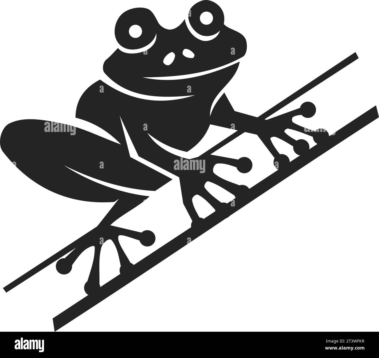 frog logo template Isolated. Brand Identity. Icon Abstract Vector ...
