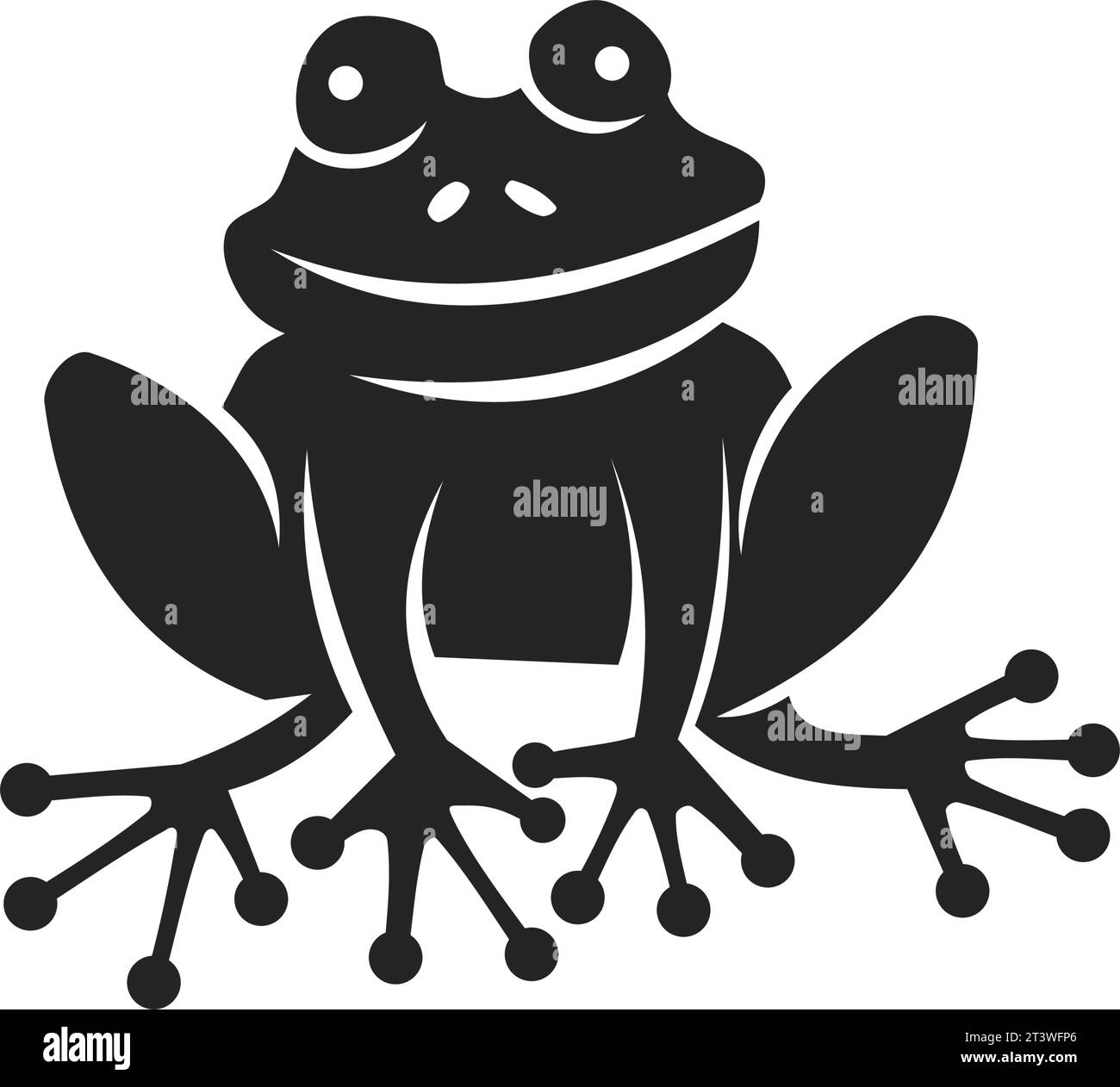 frog logo template Isolated. Brand Identity. Icon Abstract Vector ...