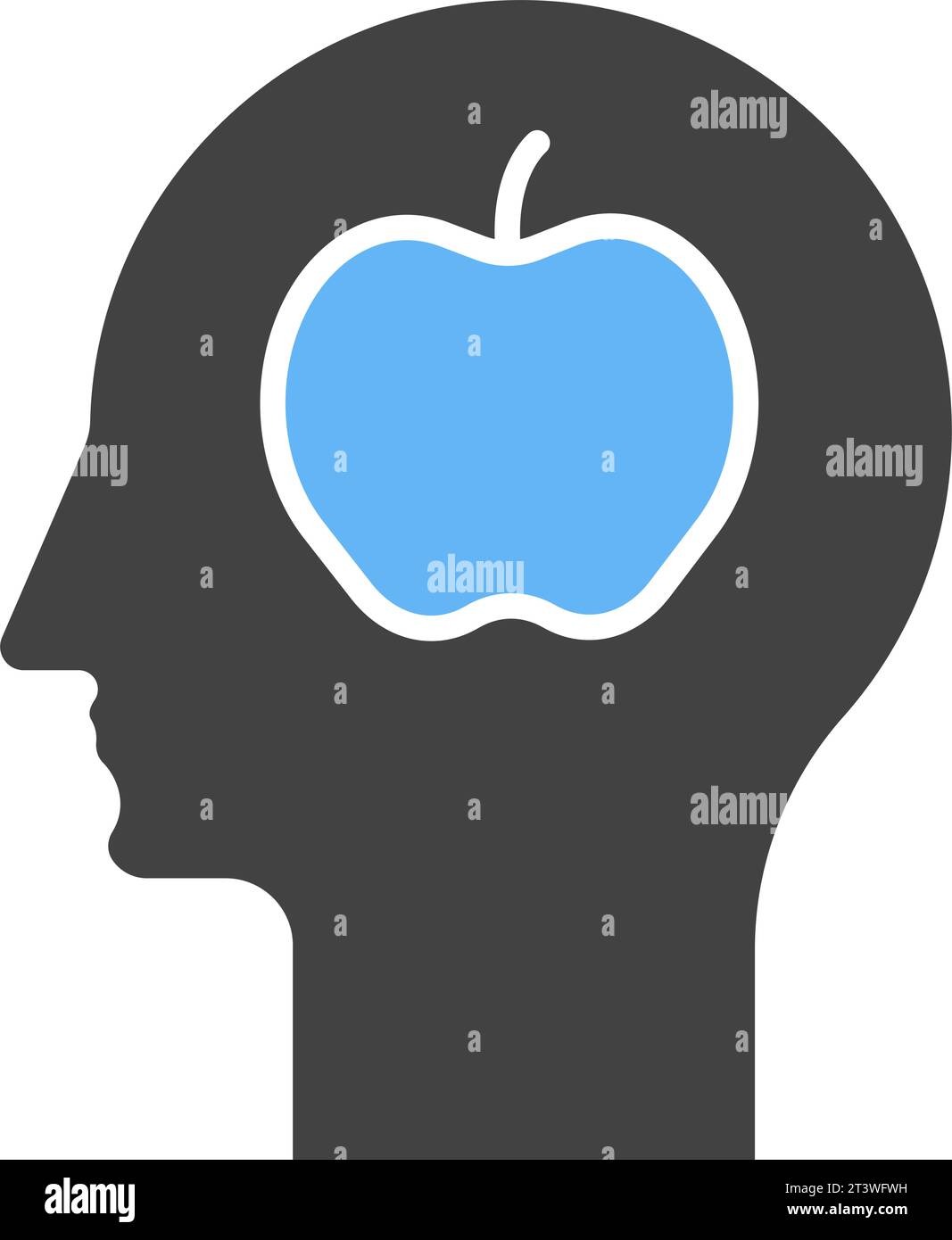 Healthy Mind icon vector image Stock Vector Image & Art - Alamy