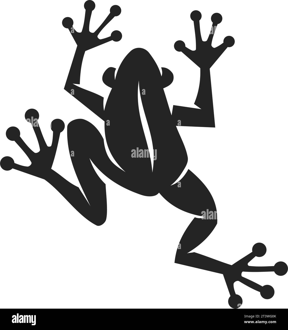 Frog logos hi-res stock photography and images - Alamy