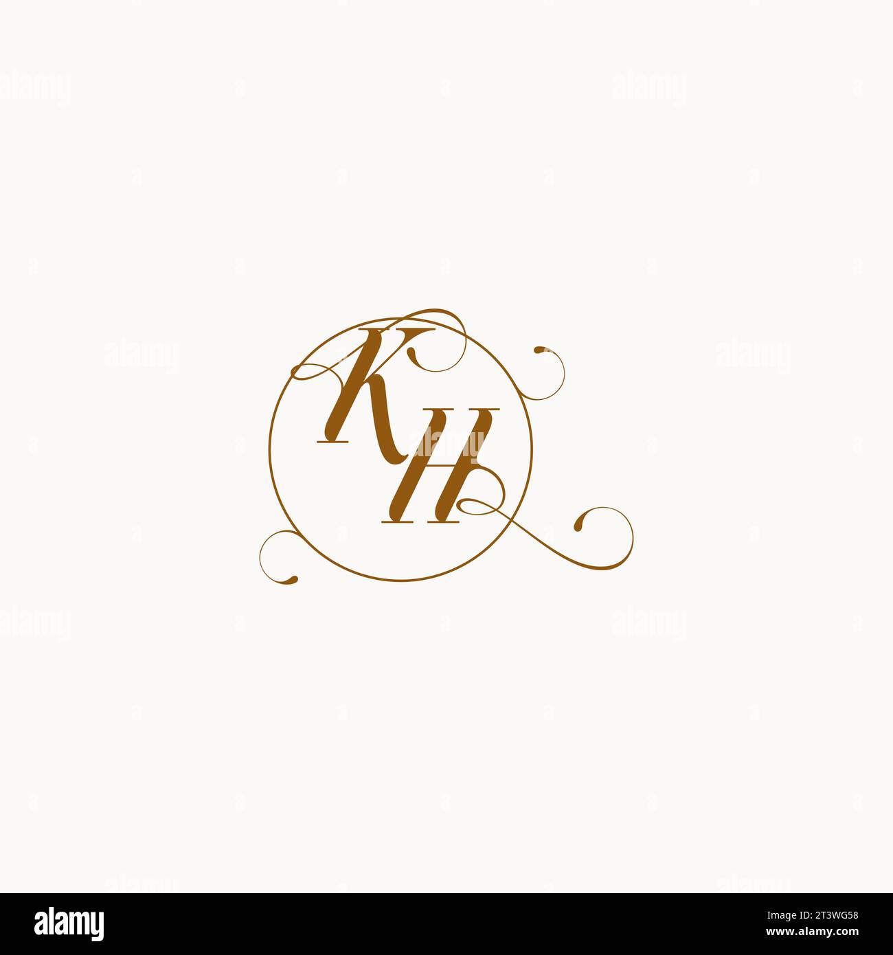 Kh signature Stock Vector Images - Alamy