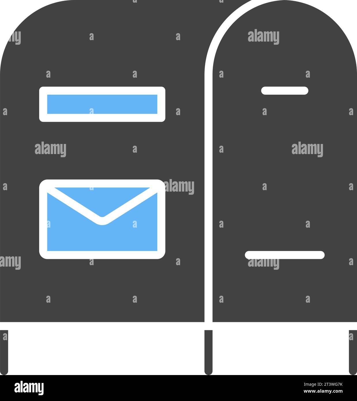 Mailbox icon vector image Stock Vector Image & Art - Alamy