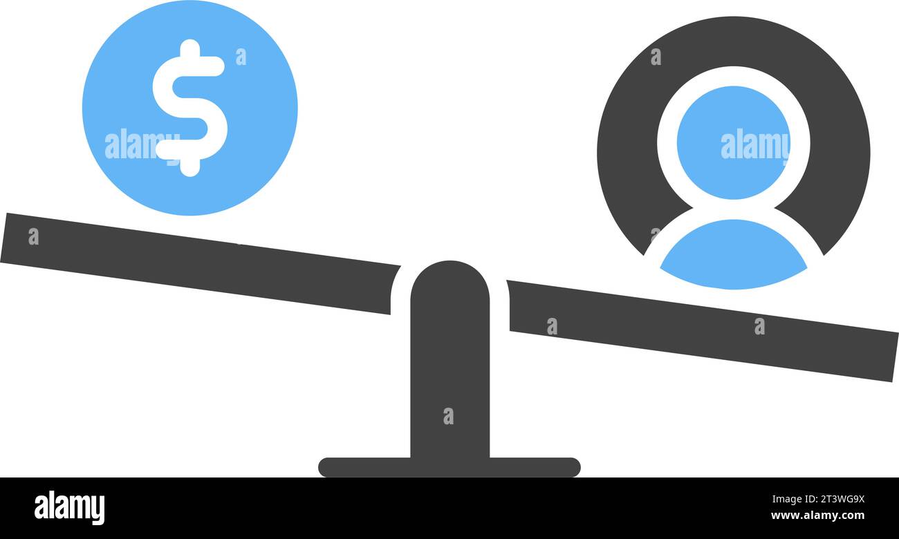 Inequality icon vector image Stock Vector Image & Art - Alamy