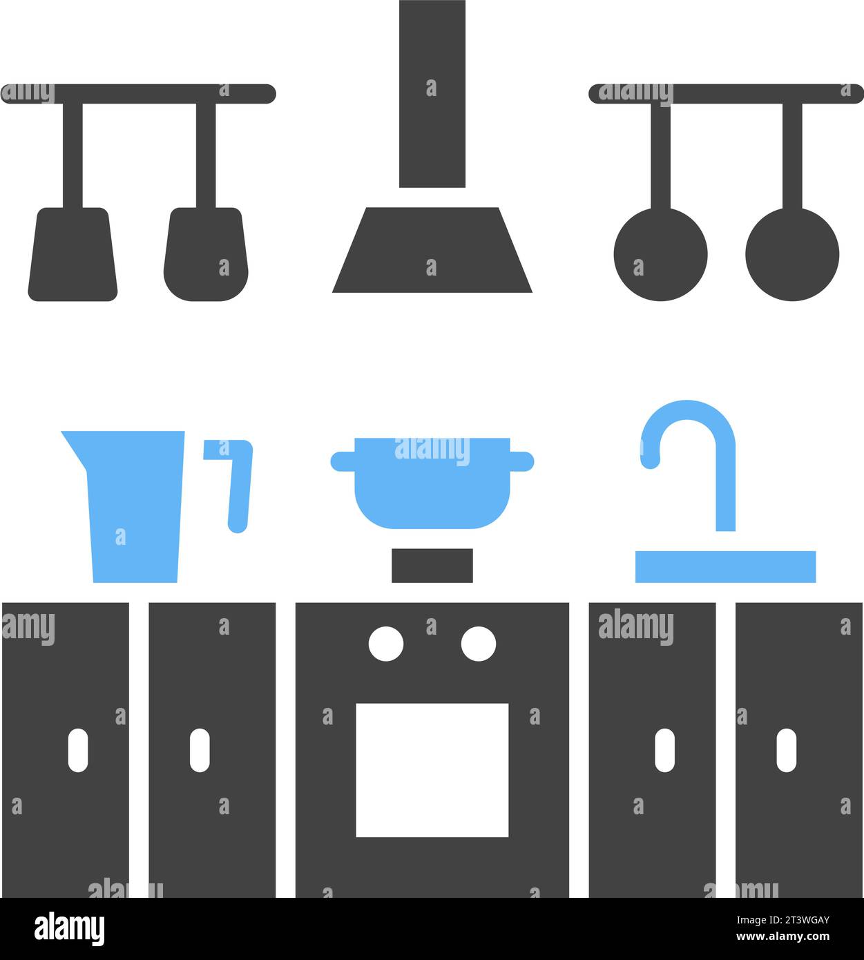 Kitchen icon vector image Stock Vector Image & Art - Alamy