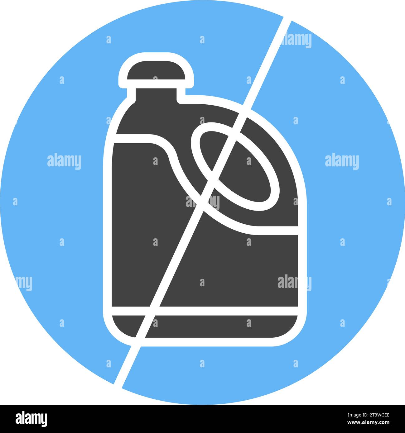 No Bleach icon vector image Stock Vector Image & Art - Alamy