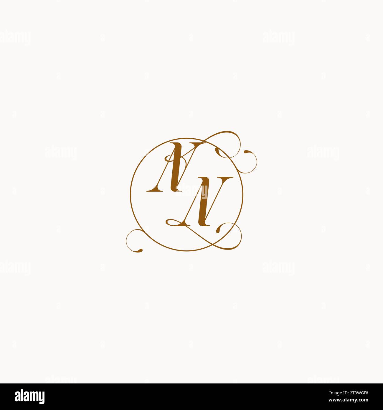 NN uniquely wedding logo symbol of your marriage and you can use it on ...