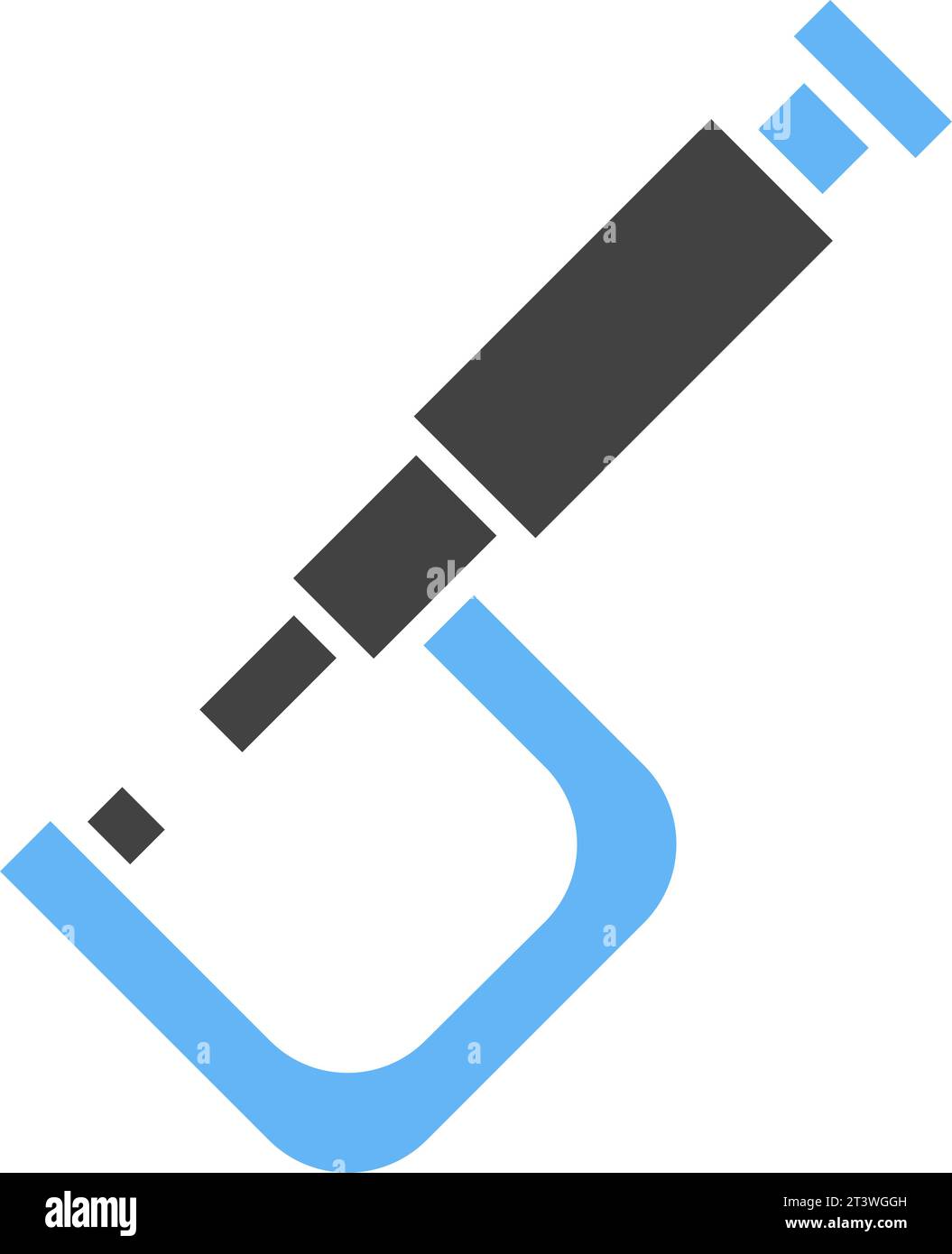 Micrometer icon vector image Stock Vector Image & Art - Alamy
