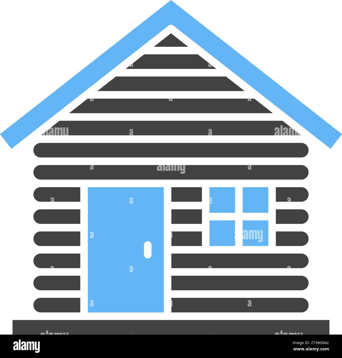 Cabin icon vector image Stock Vector Image & Art - Alamy