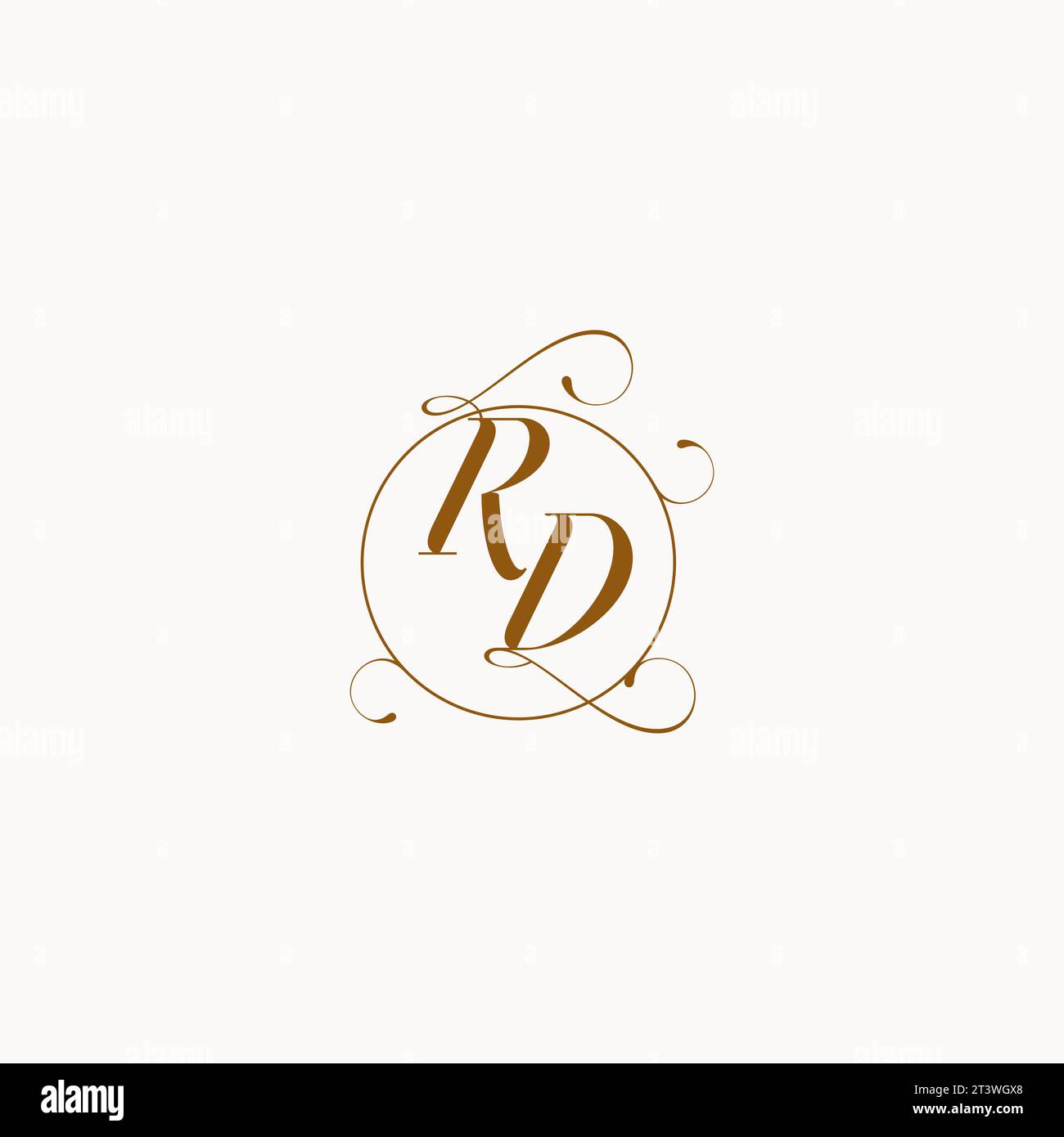 RD uniquely wedding logo symbol of your marriage and you can use it on ...