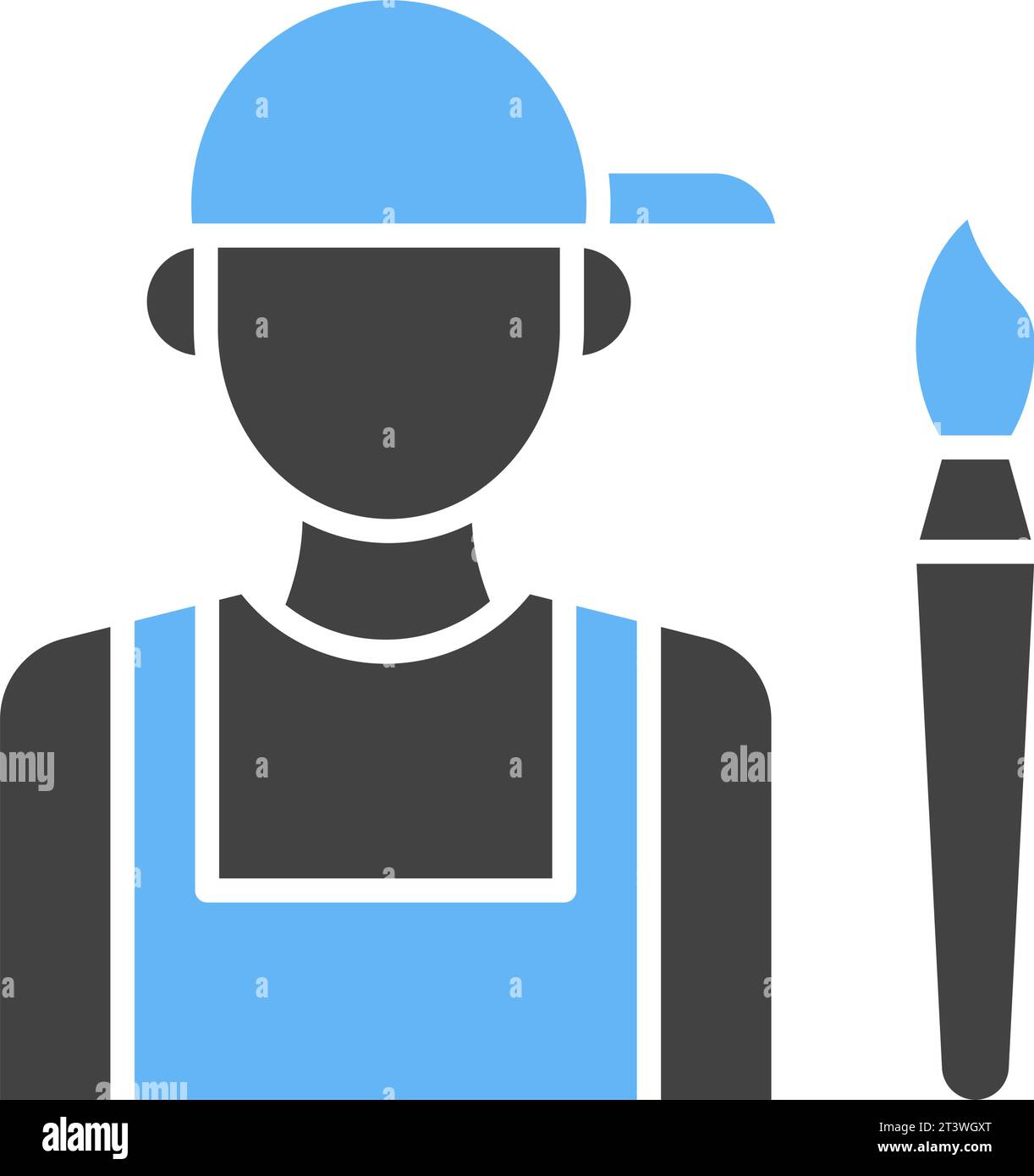 Painter icon vector image Stock Vector Image & Art - Alamy