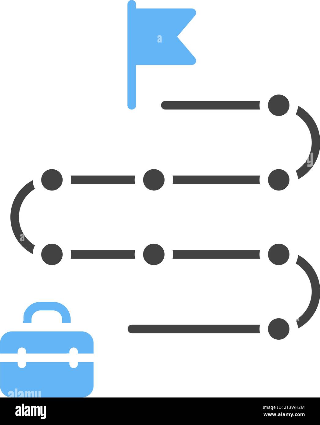 Image of career path Stock Vector Images - Alamy