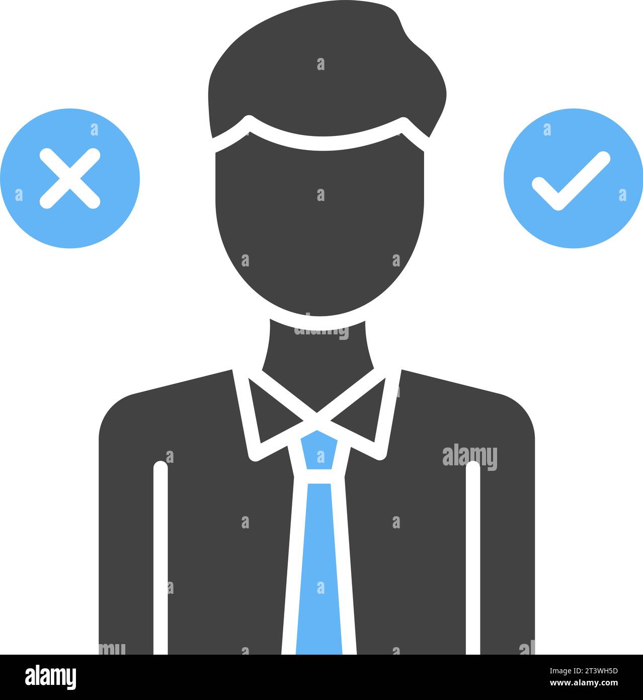 Decision Making icon vector image Stock Vector Image & Art - Alamy