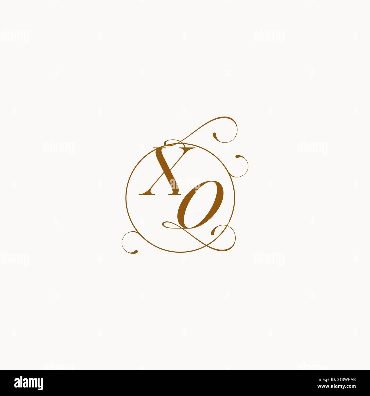 XO uniquely wedding logo symbol of your marriage and you can use it on ...