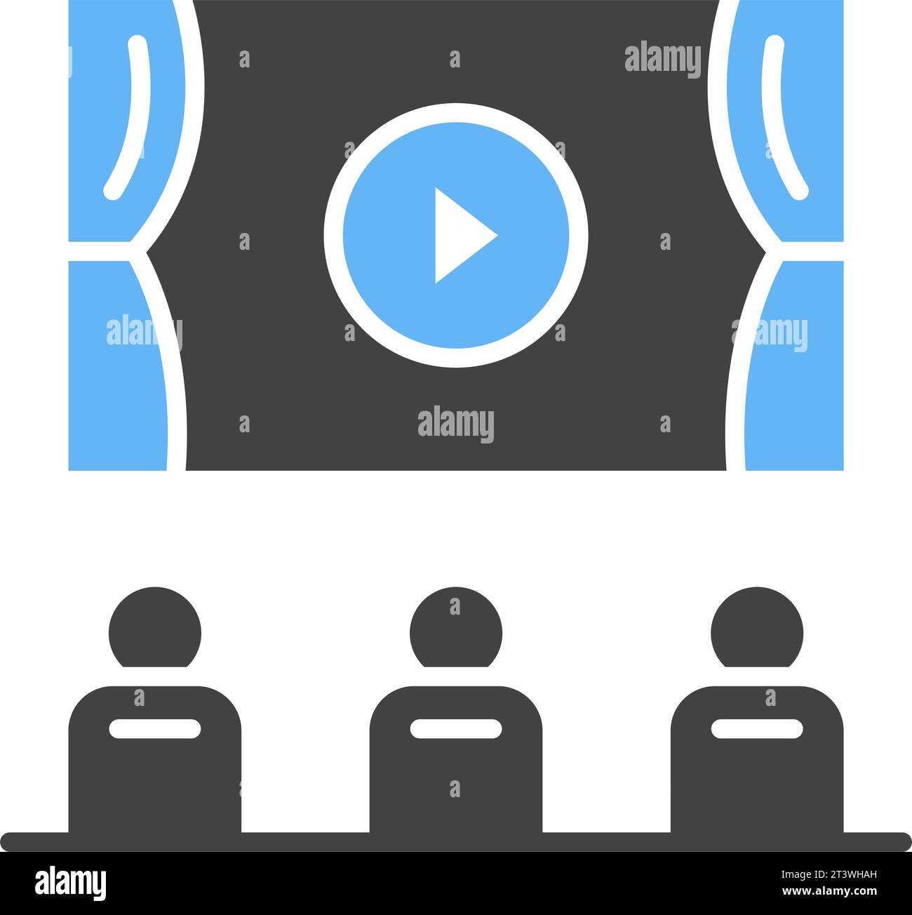 Cinema icon vector image Stock Vector Image & Art - Alamy