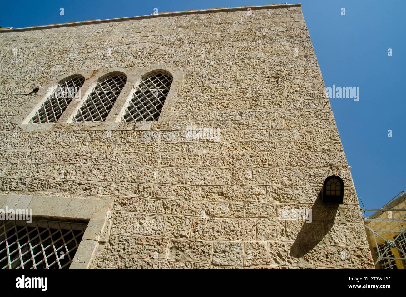 House in Jerusalem, Israel. Houses made of stones with fancy windows ...
