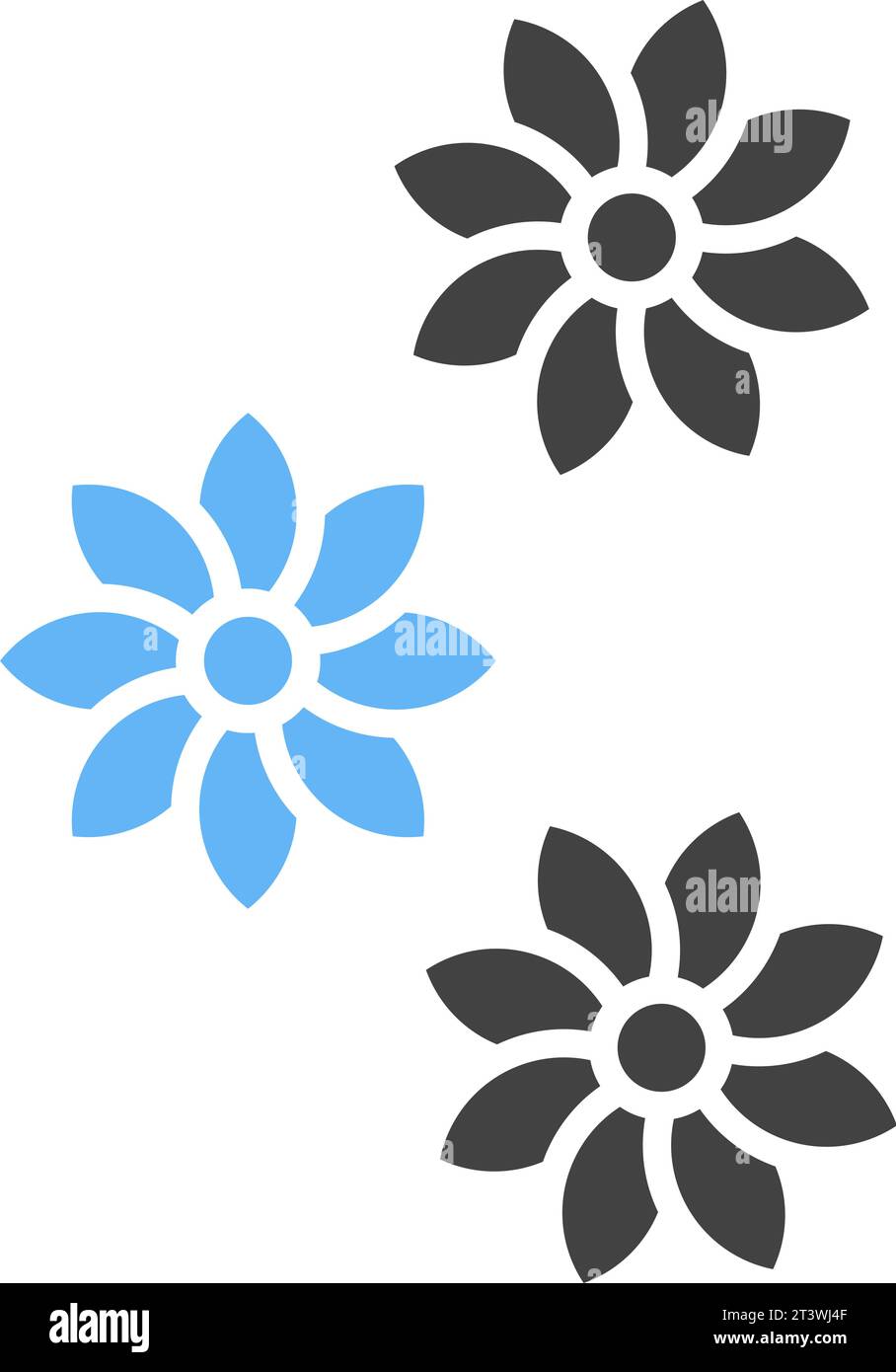 Vector icon bouquet flowers Stock Vector Images - Alamy