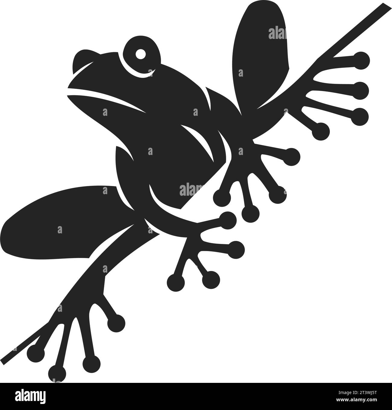 frog logo template Isolated. Brand Identity. Icon Abstract Vector ...