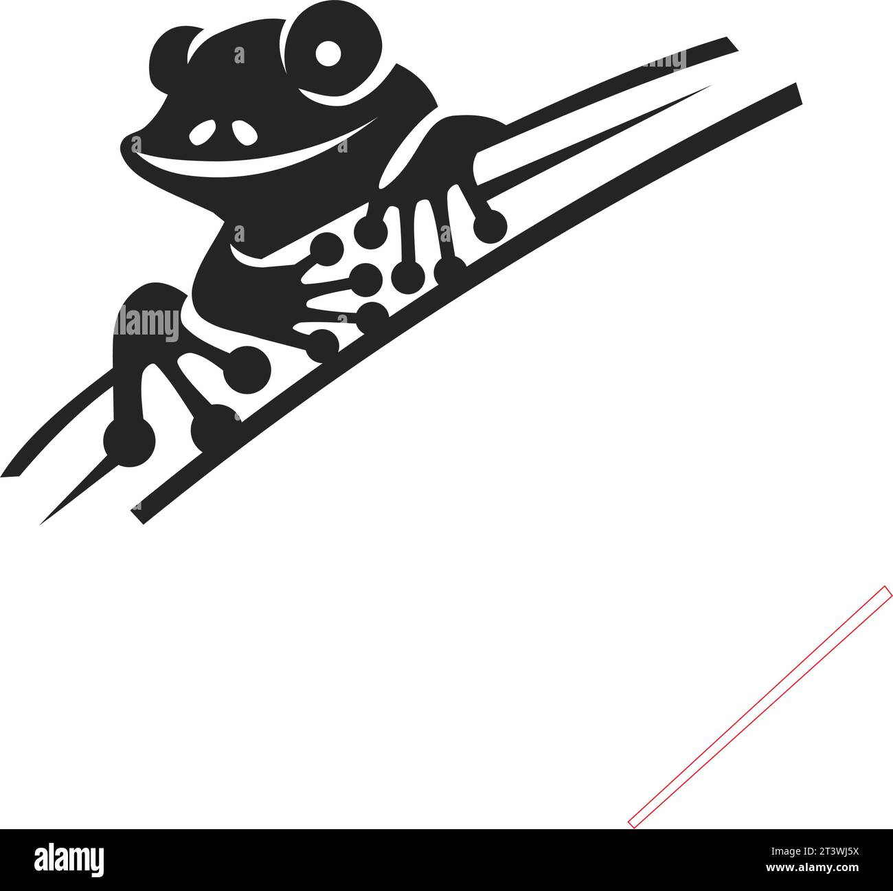 Frog logos Stock Vector Images - Alamy