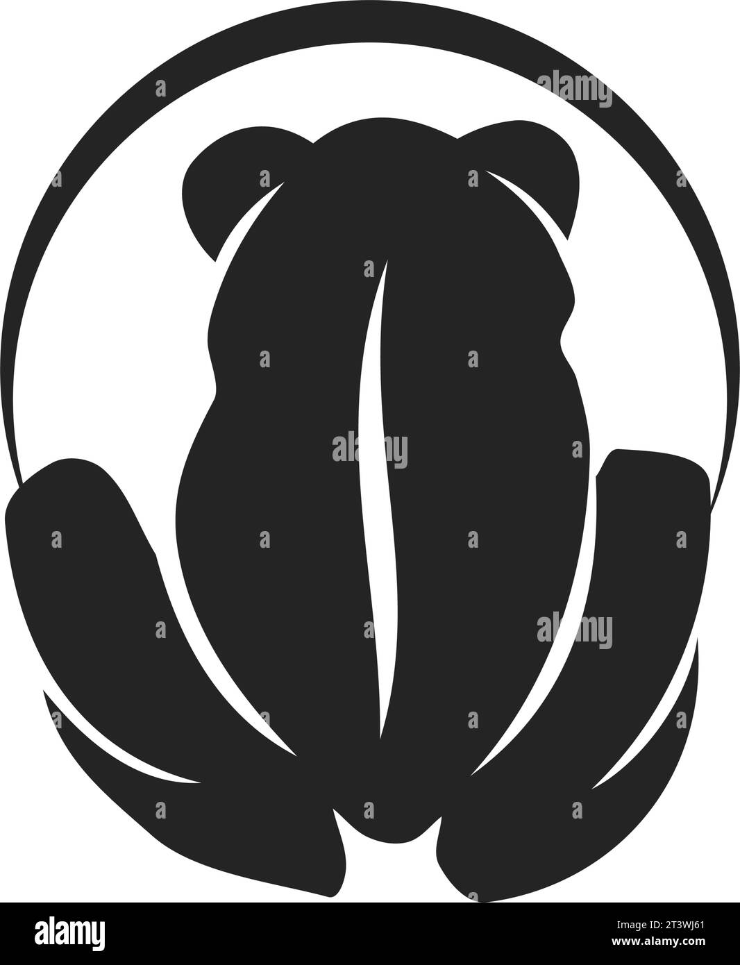 frog logo template Isolated. Brand Identity. Icon Abstract Vector ...