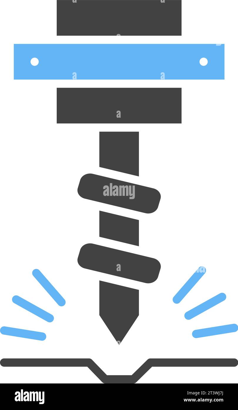 Drilling Machine icon vector image Stock Vector Image & Art - Alamy