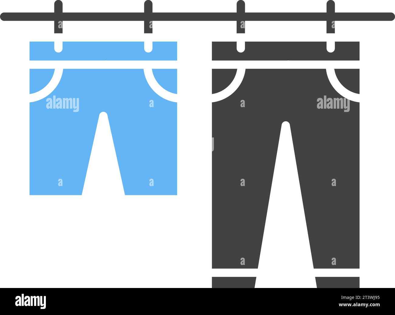 Hanging Clothes icon vector image Stock Vector Image & Art - Alamy