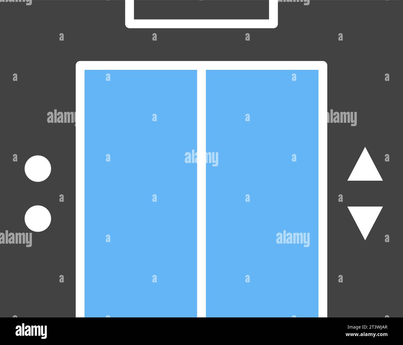 Elevator arrow Cut Out Stock Images & Pictures - Alamy