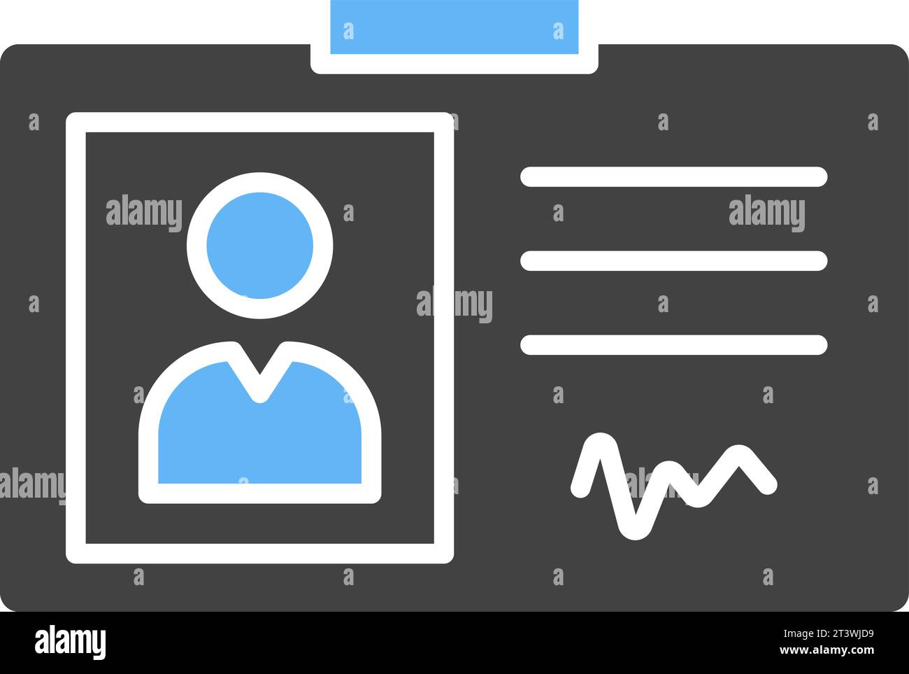 Id Card icon vector image Stock Vector Image & Art - Alamy
