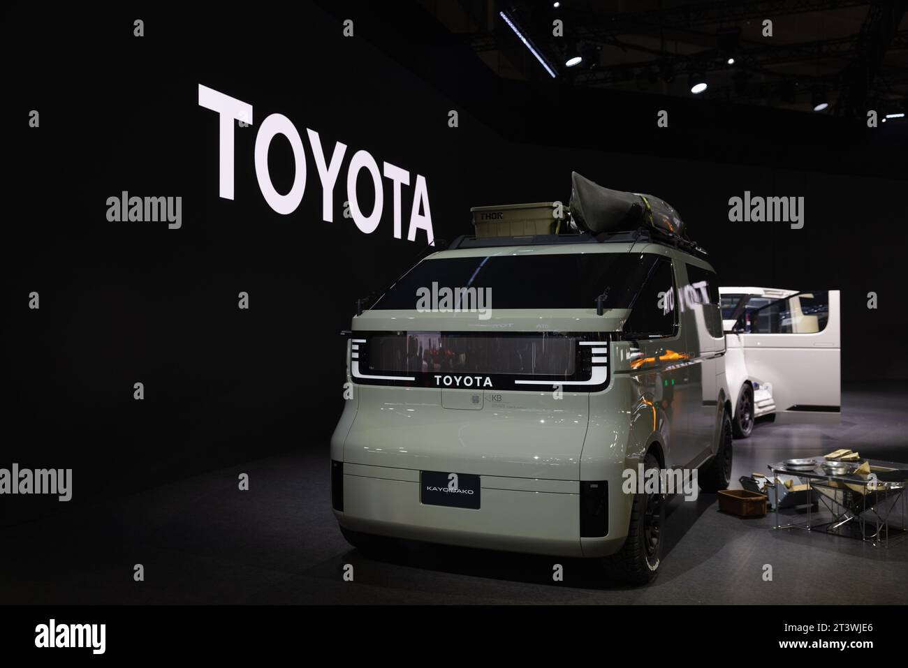 Toyota KAYOIBAKO on display at Japan Mobility Show 2023. October 25 ...