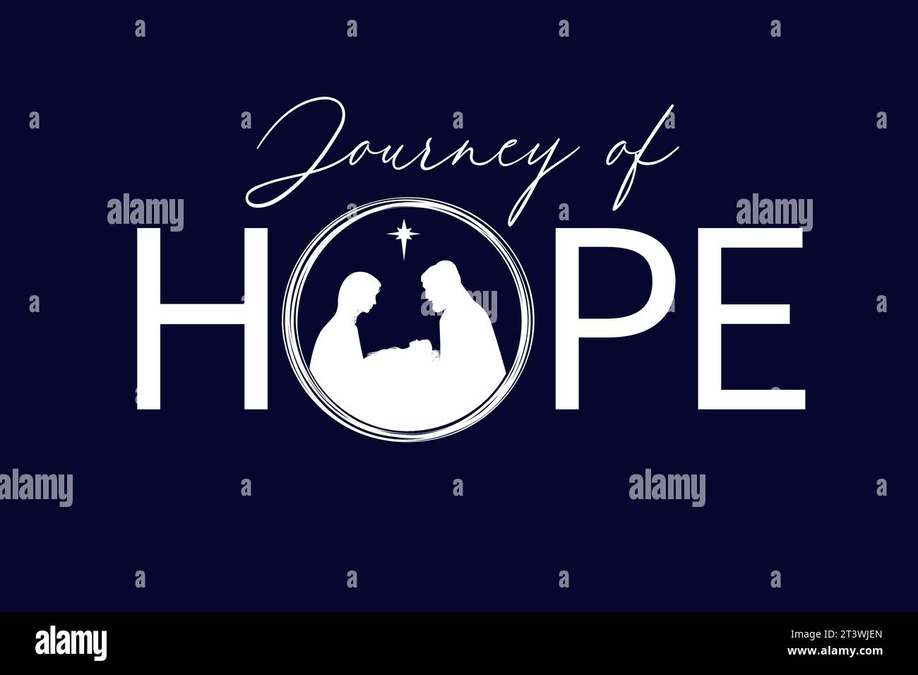 Jesus is the Hope of the world, Nativity scene with wise men and ...