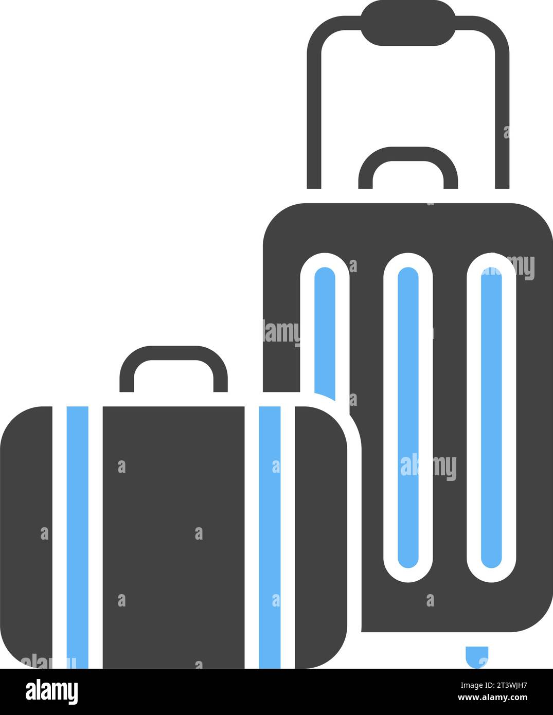 Luggage icon vector image Stock Vector Image & Art - Alamy